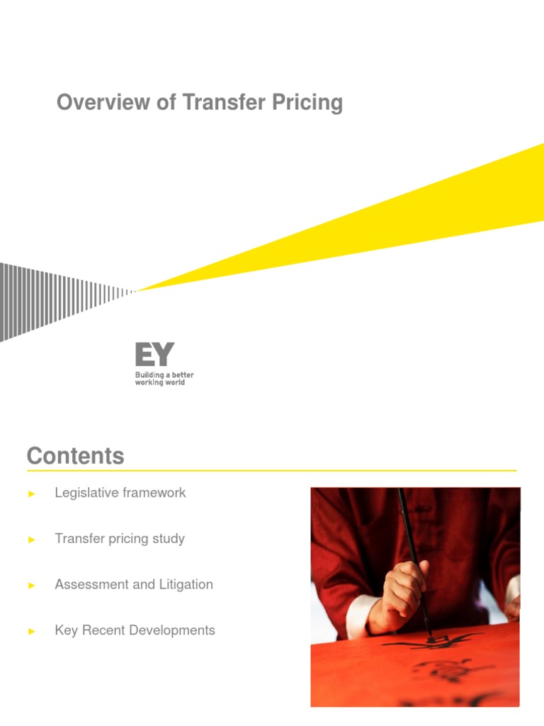 EY Overview of Transfer Pricing | Profit (Accounting) | Prices
