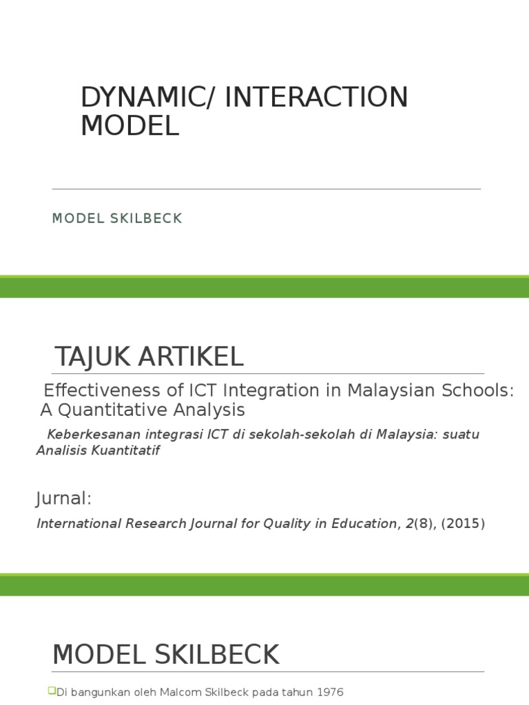 Model Skilbeck | PDF