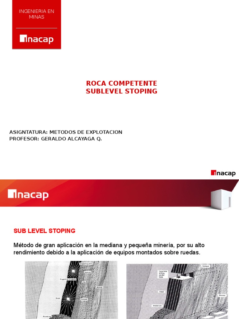 Sublevel Stoping | PDF | Chimenea | Minería