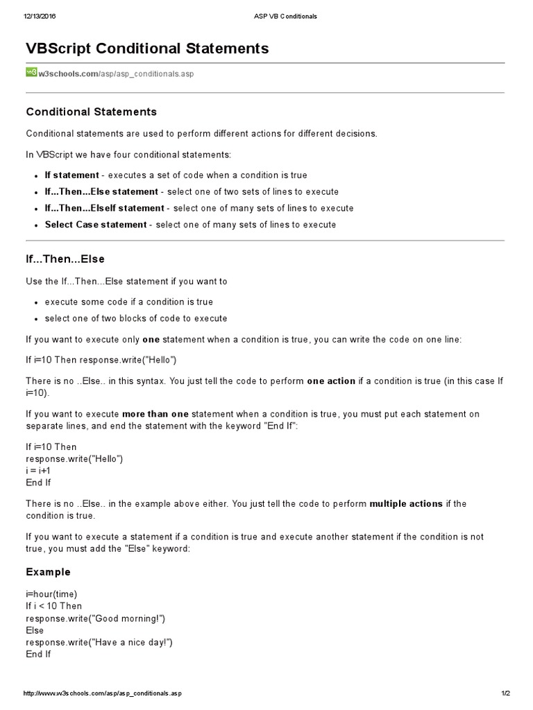 ASP Material | PDF | Control Flow | Html Element