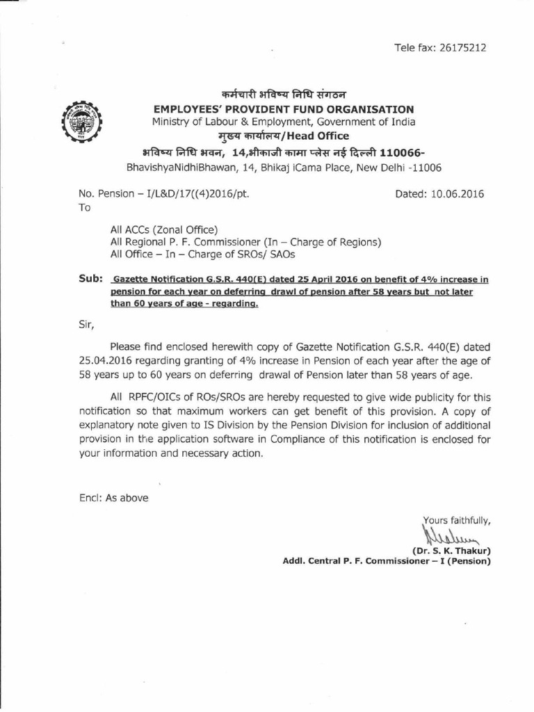 Pension Notification GSR440 (E) 10062016 | PDF
