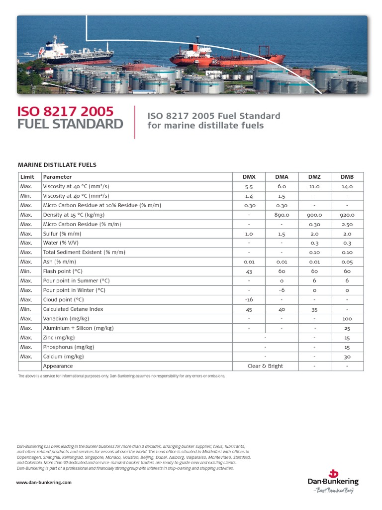 Iso 8217 2005 | PDF | Fuel Oil | Fuels