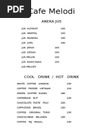 Daftar Harga Aice New .XLSX - Sheet1 | PDF | Hot Drinks | Non Alcoholic Drinks