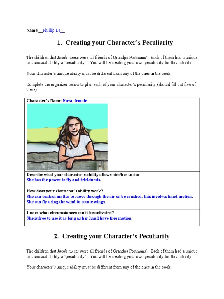 Create Unique Character Abilities | PDF | Nature | Leisure