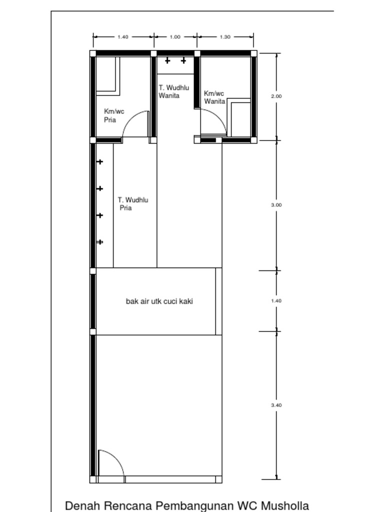 Denah Musholla Model | PDF