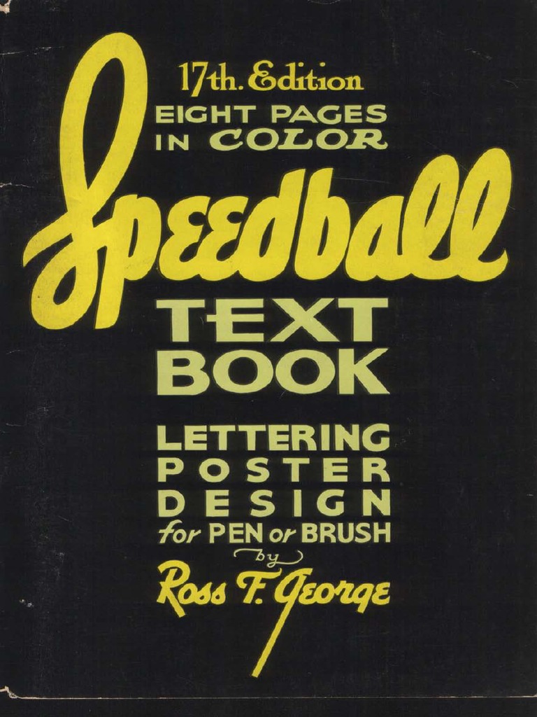 Speedball 17th Edition (1947) | PDF