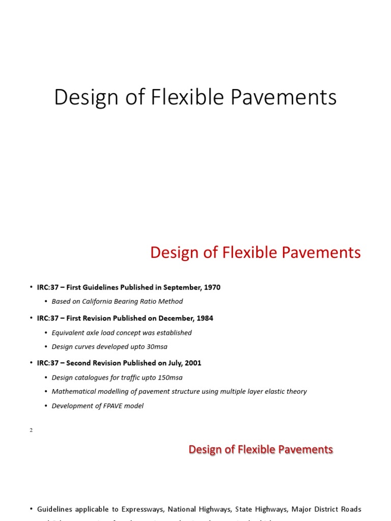 Flexible Pavement Design Guidelines | PDF | Road Surface | Road