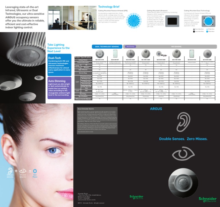 Argus Motion Sensors Catalogue | PDF | Electrical Engineering ...