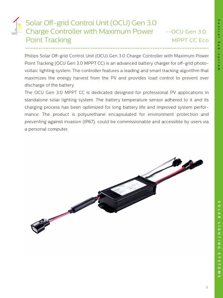 Eco970 Advanced Charge Controller Guide | PDF | Photovoltaics | Battery ...