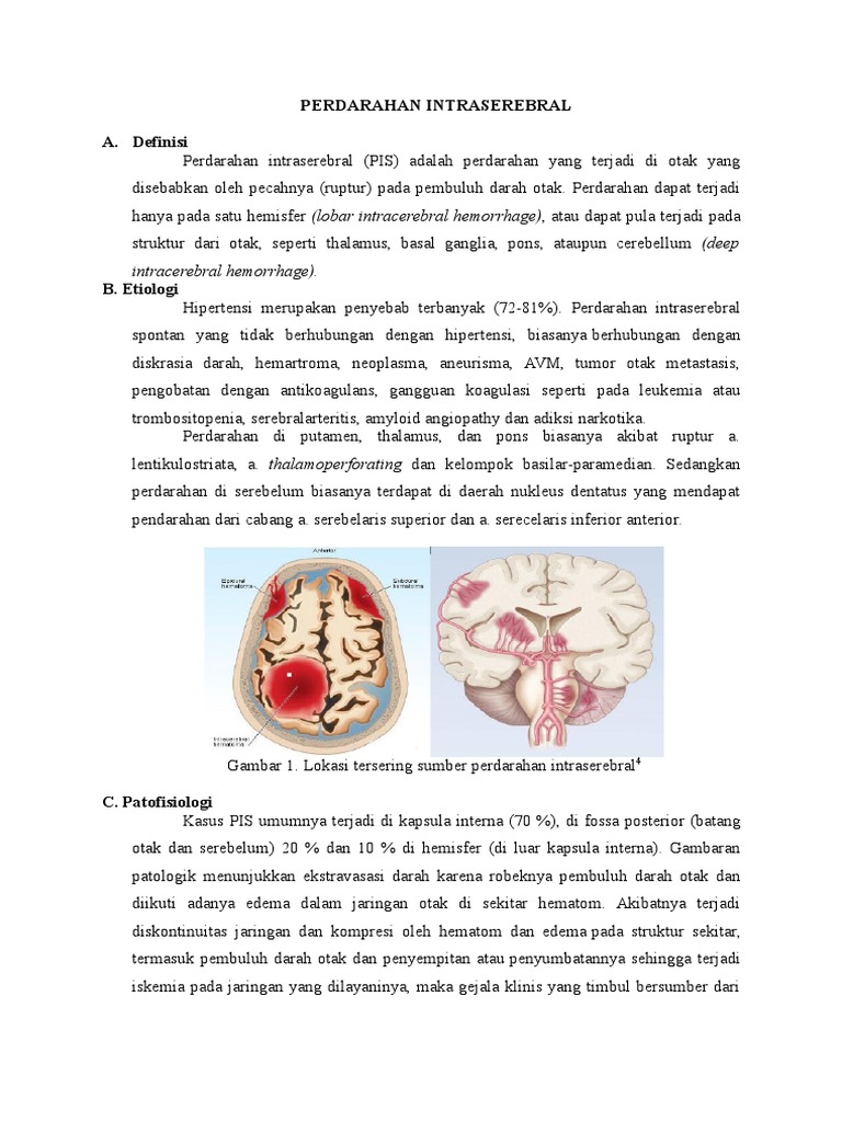 Perdarahan Intraserebral | PDF | Pengembangan Diri | Sains & Matematika