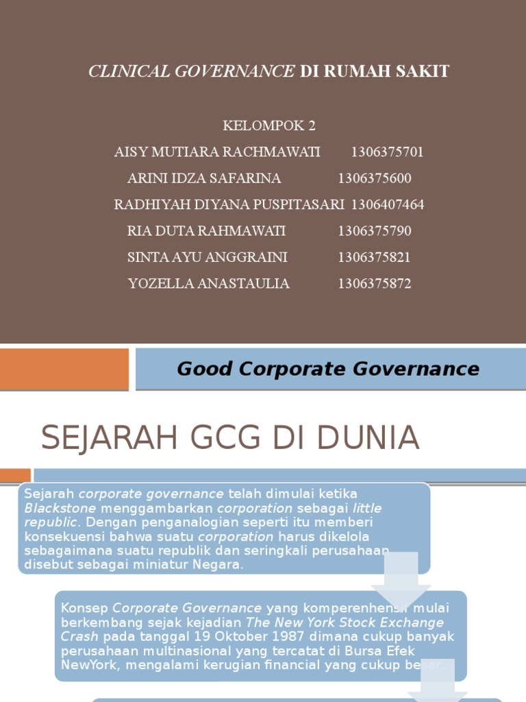 Good Corporate Governance | PDF