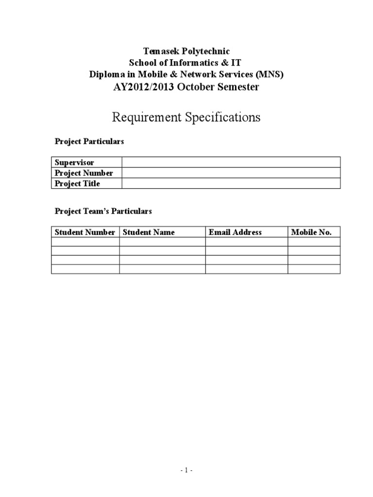 Mobile Network Services Requirements | PDF | Specification (Technical ...