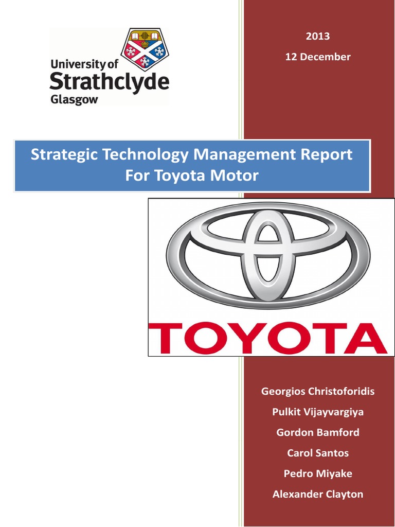 Toyota | PDF | Toyota | Strategic Management