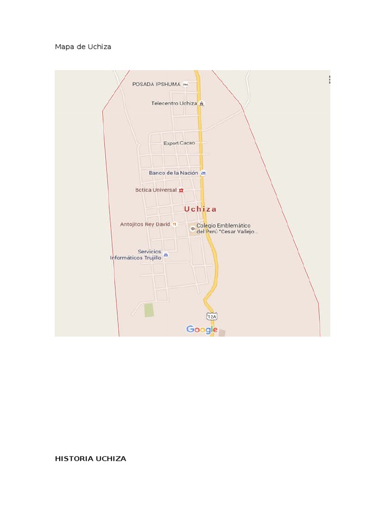 Mapa de Uchiza | PDF