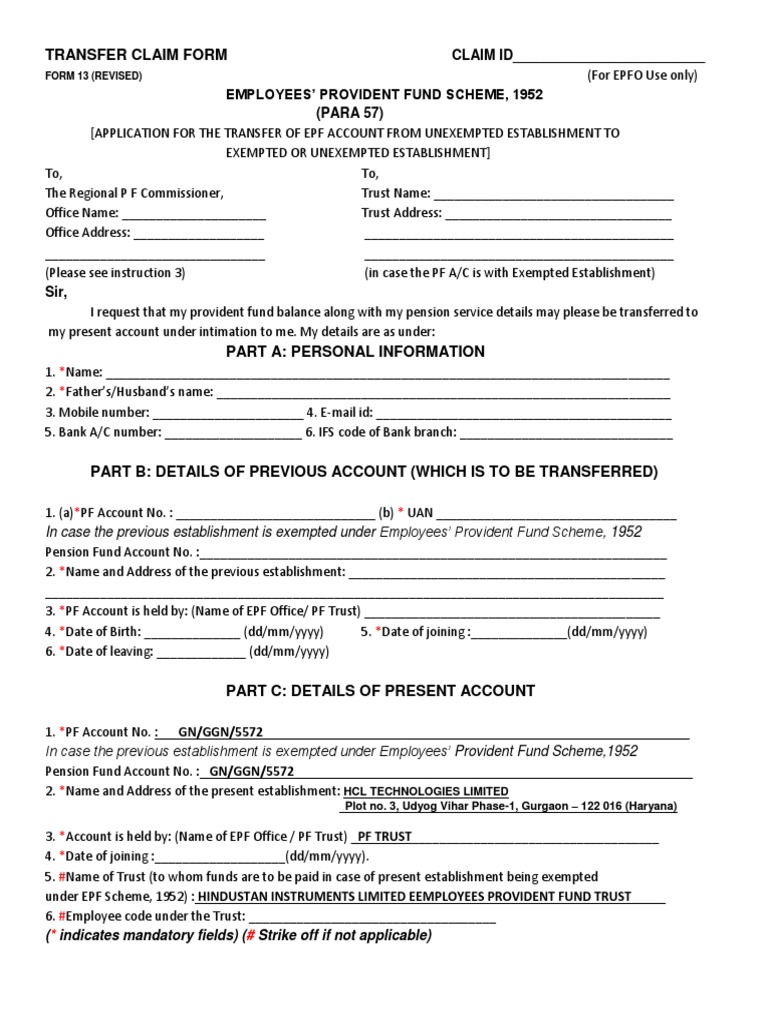 Form 13 | PDF | Government | Business