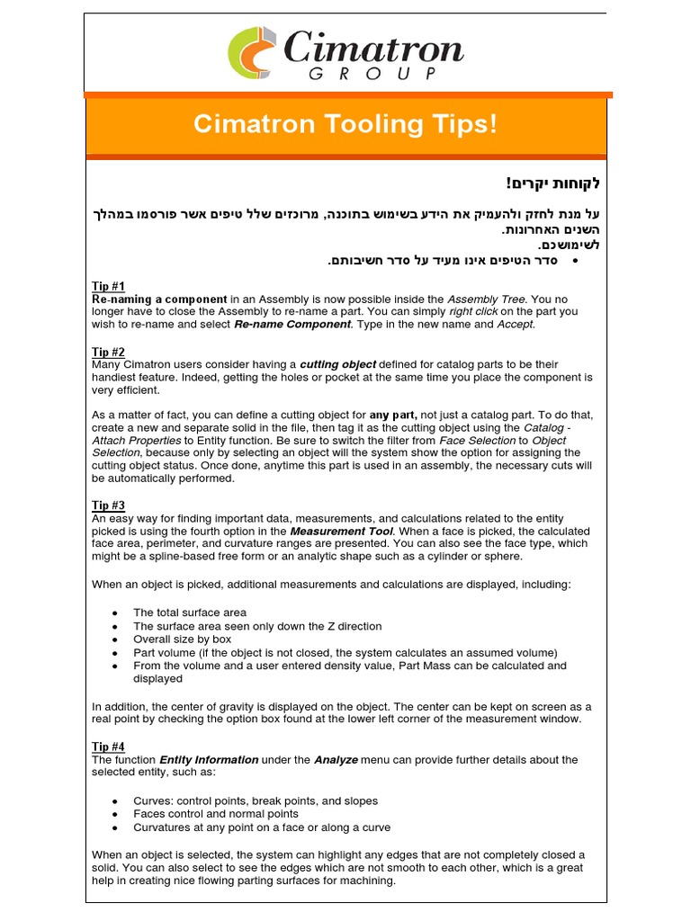 Cimatron Tooling Tips!: Tip #1 Re-Naming A Component in An Assembly Is ...