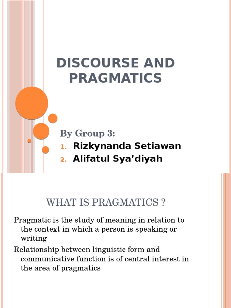 3 - Discourse and Pragmatics | PDF | Semiotics | Cognitive Science