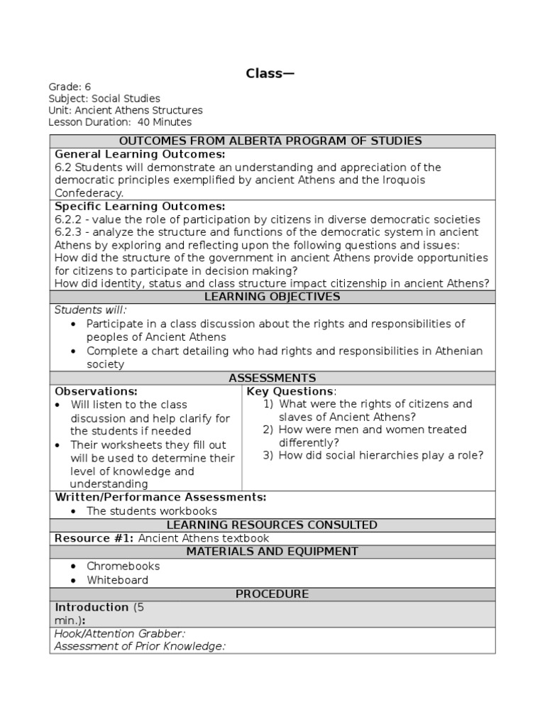 Ancient Athens Social Structure | PDF | Citizenship | Definition