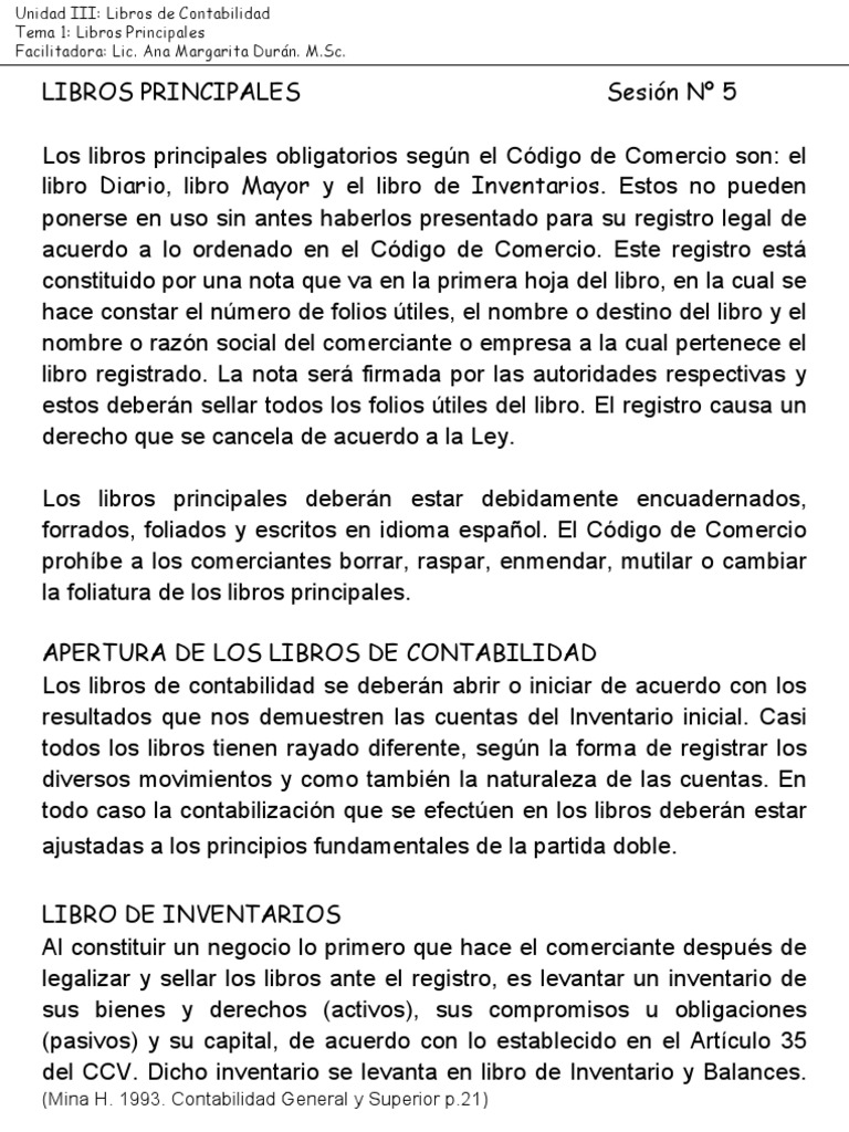 Libro de Inventario | PDF | Contabilidad | Negocios económicos