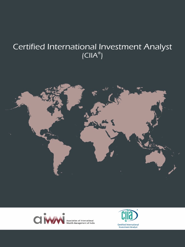 Ciia Brochure | PDF | Professional Certification | Financial Services