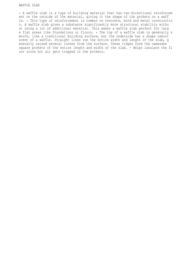 Waffle Slab | PDF | Beam (Structure) | Column