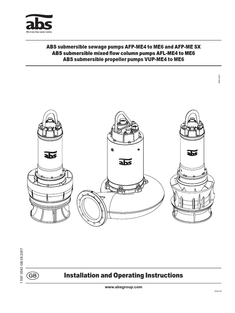 Afl Manual Abs Pump | PDF | Manufactured Goods | Machines
