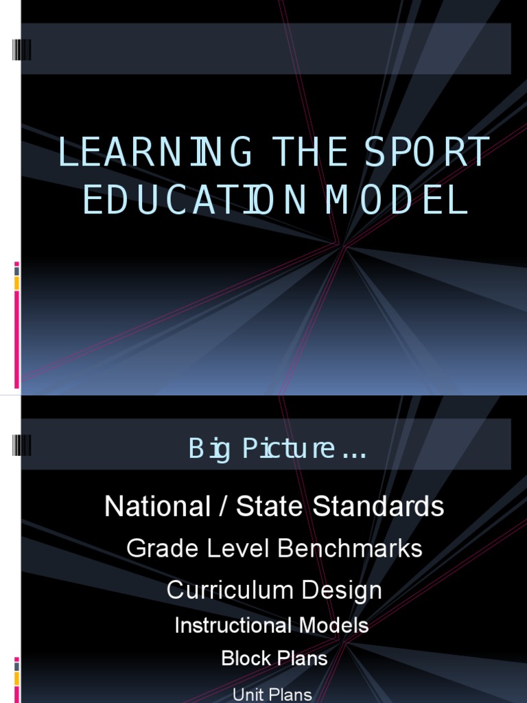 Sport Education Model Overview | PDF | Sports | Leisure