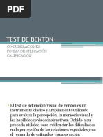 Test de Retención Visual de Benton | PDF