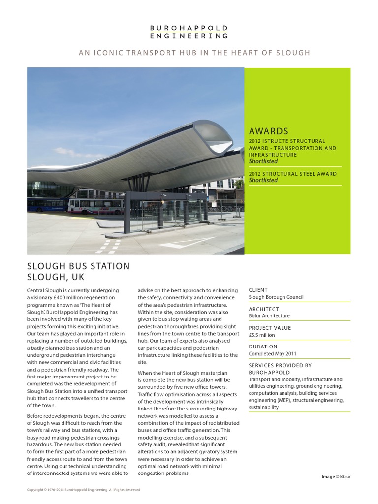 Slough Bus Station | Download Free PDF | Bus | Engineering