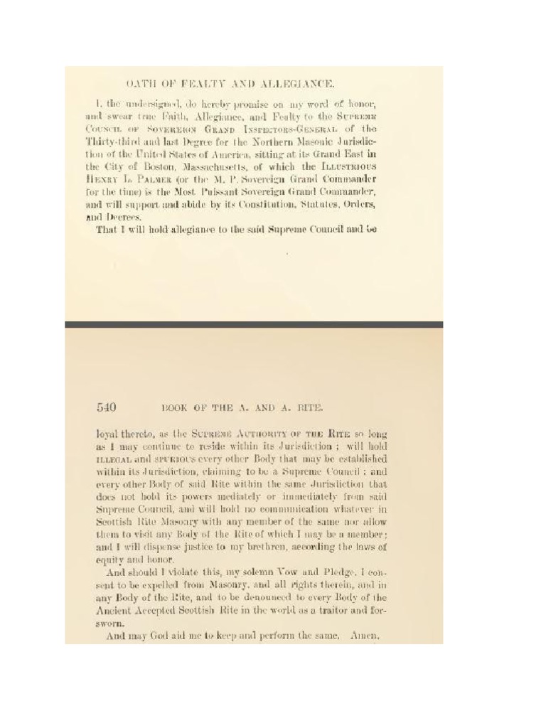 NMJ Oath of Fealty PDF | PDF