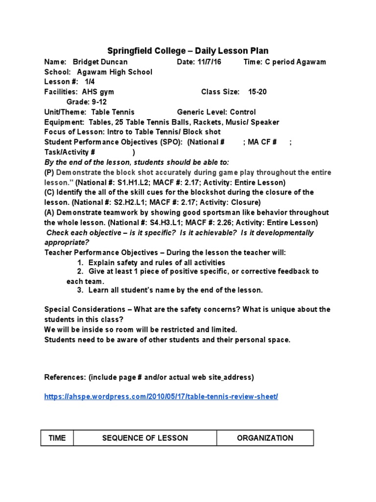 Tabletennislesson1 1 | PDF | Table Tennis | Athletic Sports