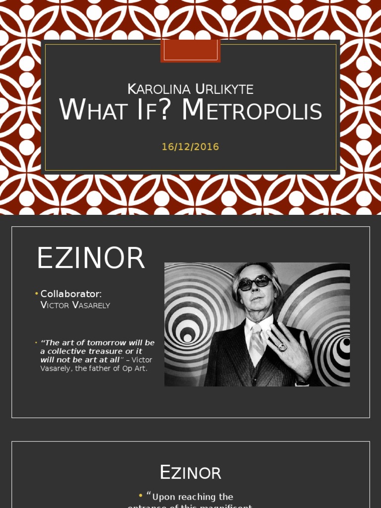 What If Metropolis Final Crit Presentation | PDF | Art | Young Adult