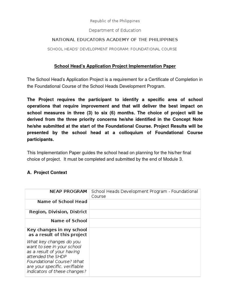 SHDP Foundation Course Application Project Plan1 | PDF | Risk | Risk ...