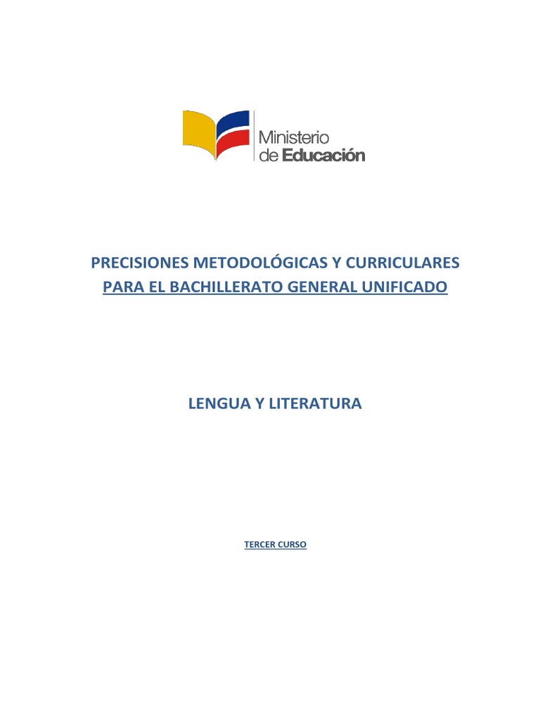 Precisiones Lengua y Literatura 3BGU Bloque 1 y 2 PDF | PDF | Vanguardia | Fantasía