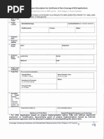 Annex 2 CNC Application Form | PDF