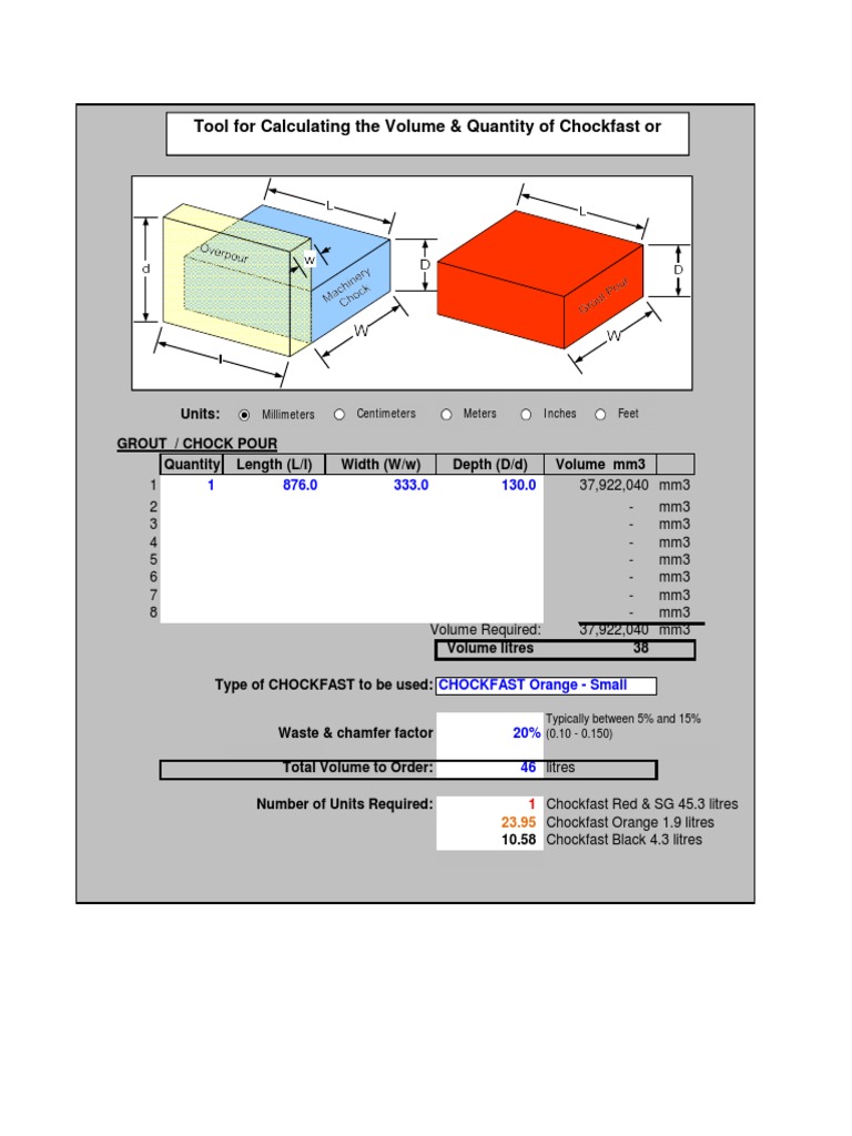 Chock Fast Calculator | PDF | Units Of Measurement | Scientific Observation