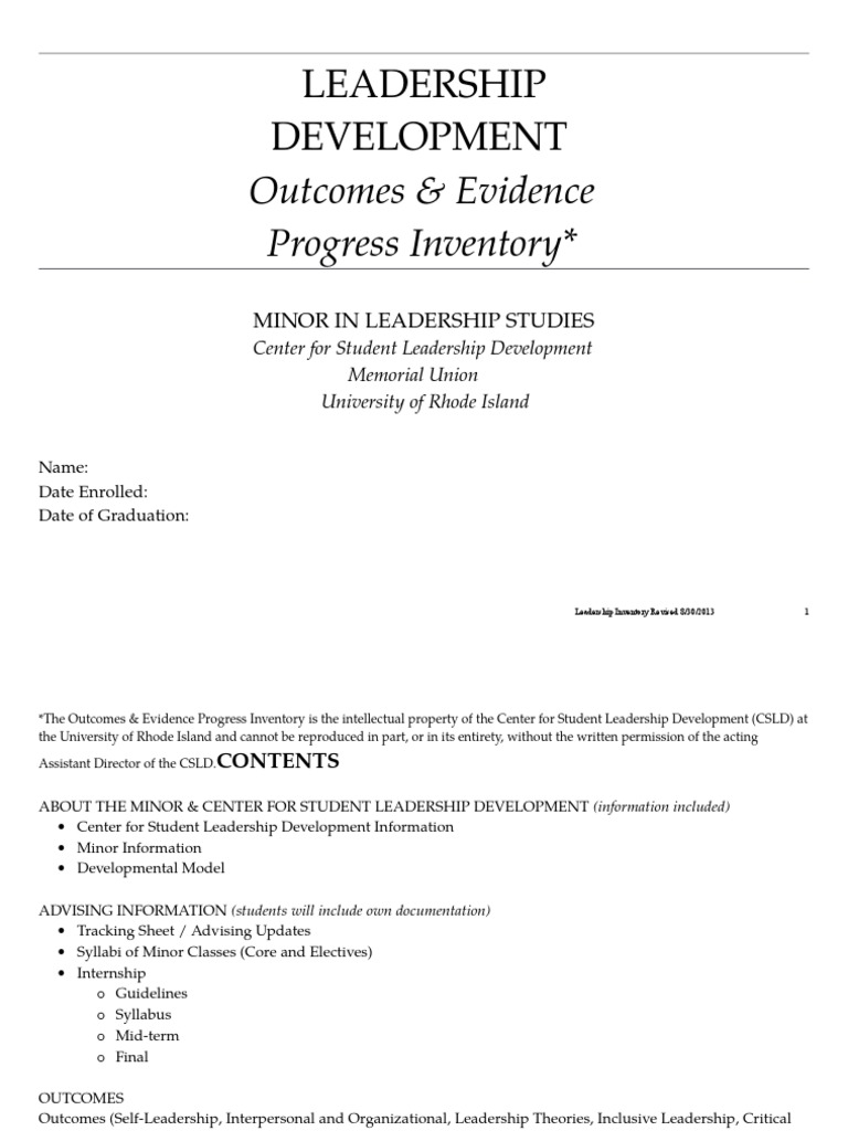 Leadership Inventory Zomorrodian | PDF | Leadership | Behavior Modification