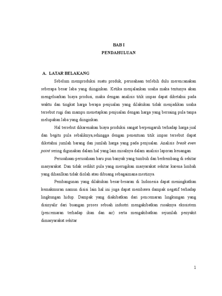 Tugas BEP Dan CSR | PDF