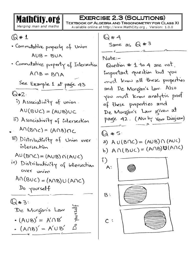 Exercise Exercise Exercise Exercise 2 2 2 2.... 3 3 3 3 (Solutions ...