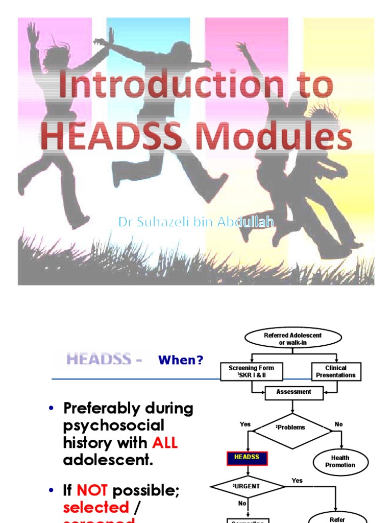 Introduction To HEADSS | PDF | Adolescence | Confidentiality