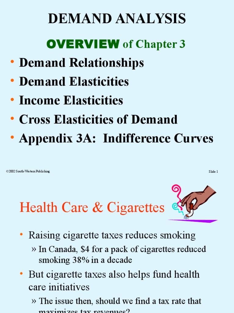 Chapter 3 Demand Analysis | PDF | Demand | Price Elasticity Of Demand