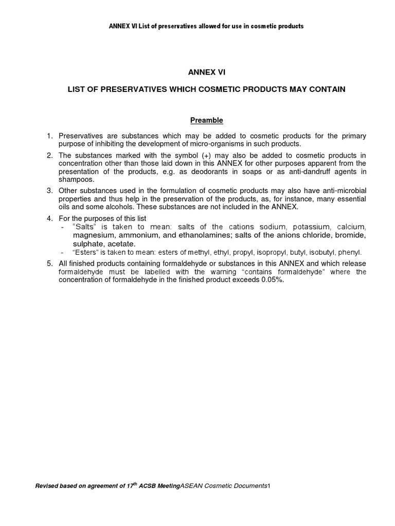 Annex VI Revised As Per January 2015 | PDF | Organic Compounds | Materials