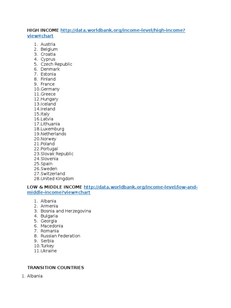 High Income: View Chart | PDF | Business