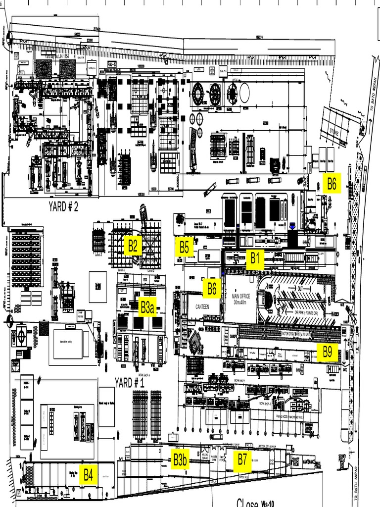 Yard # 2: Profab Layout Plan | PDF