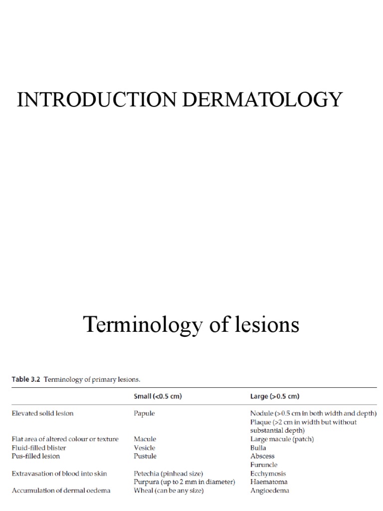 1.introduction To Dermatology | Download Free PDF | Cutaneous ...