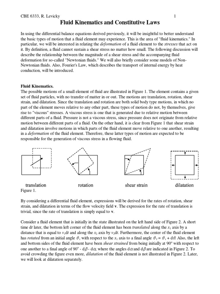 Levicky Fluid Kinematics PDF | PDF | Electromagnetic Radiation | Viscosity Levicky Fluid Kinematics PDF | PDF | Electromagnetic Radiation | Viscosity