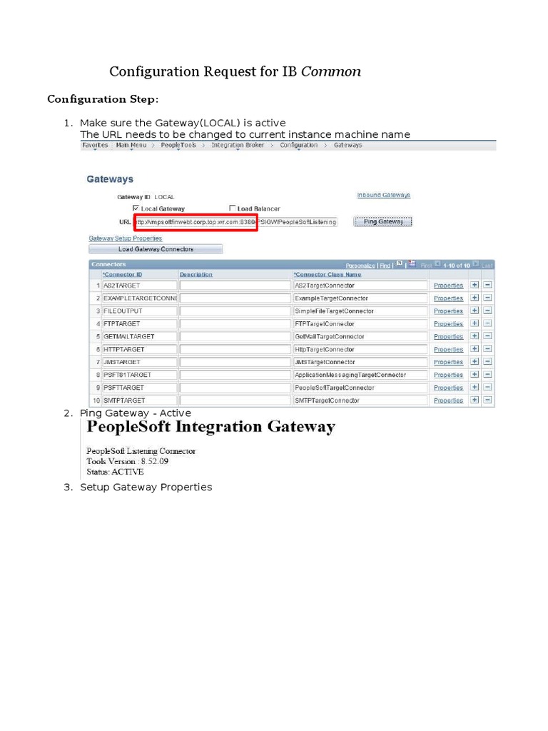 Configuration Request For IB Common | PDF