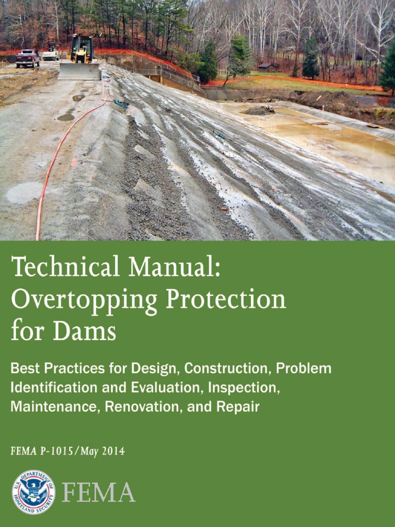 Technical Manual Overtopping Protection For Dams | PDF | Spillway | Dam