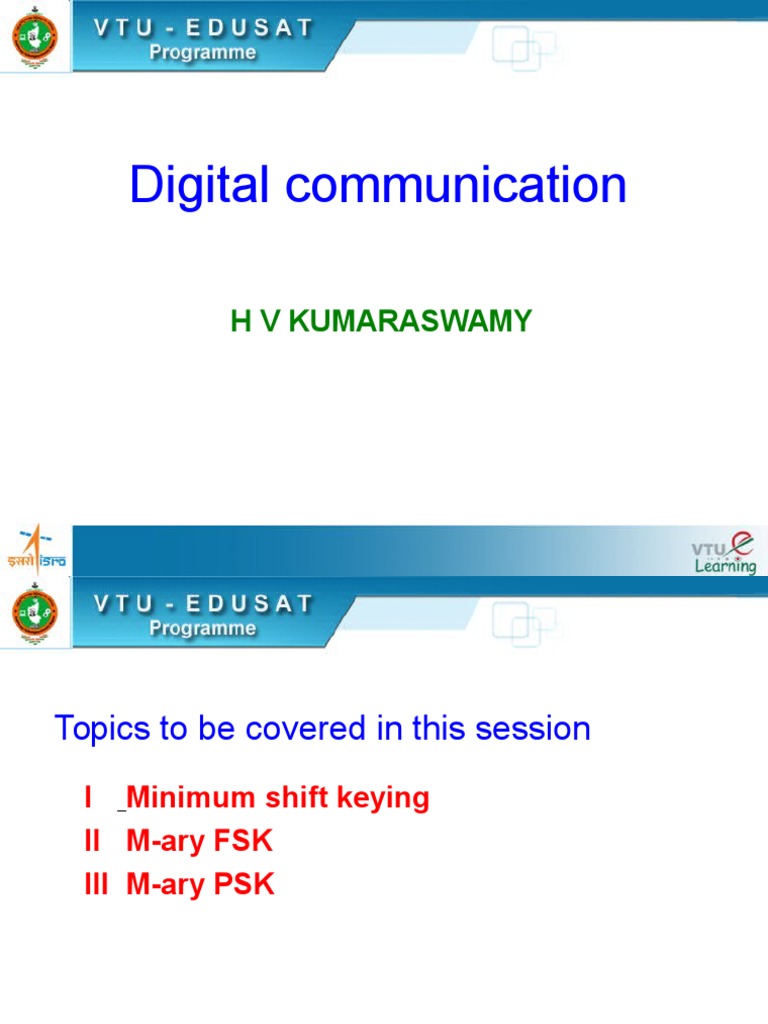 Minimum Shift Keying | PDF
