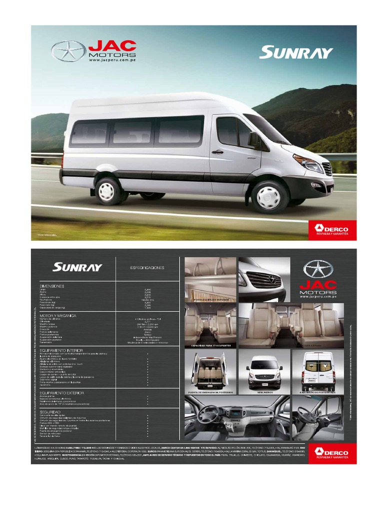 Catalogo Jac Sunray | PDF